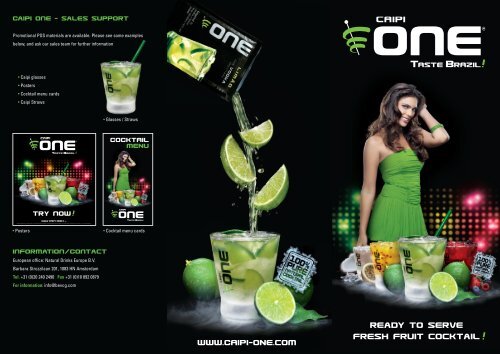 Ready to serve Fresh fruit cocktail - Cetraco BV