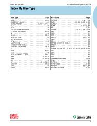 Cable Installation Manual for Power and Control ... - General Cable