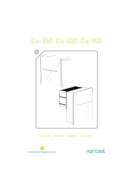 Kjøleaggregat – CU350/CU450/CU900 – last ned her. - Norcool