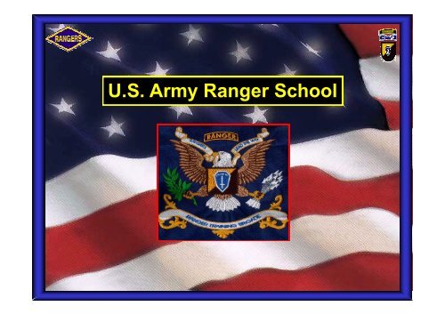 U.S. Army Ranger School - U. S. Army Ranger Association
