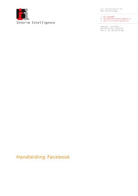 Download de handleiding Facebook