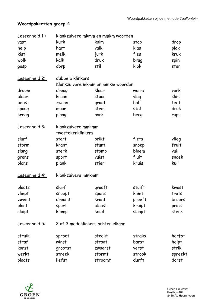 Woordpakketten Magazines