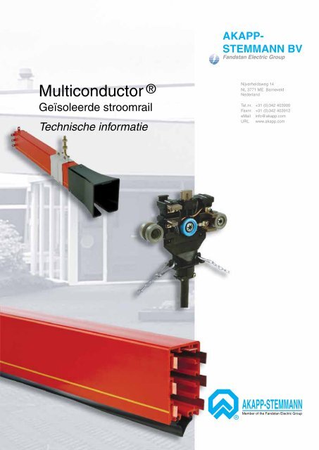 AKAPP Multiconductor Technische informatie - Akapp-Stemmann