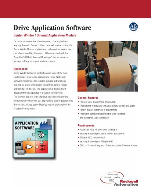 Drive Application Software - Allen-Bradley