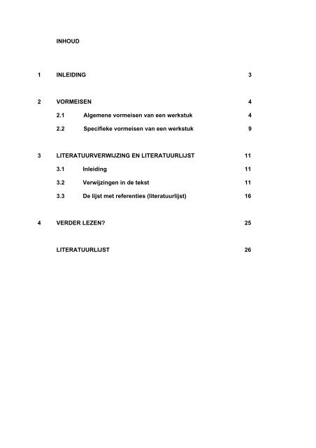 INHOUD 1 INLEIDING 3 2 VO