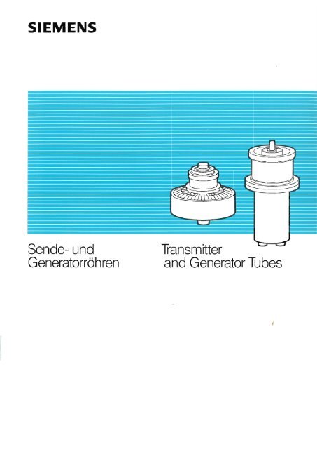 SIEMENS - Frank's electron Tube Data sheets