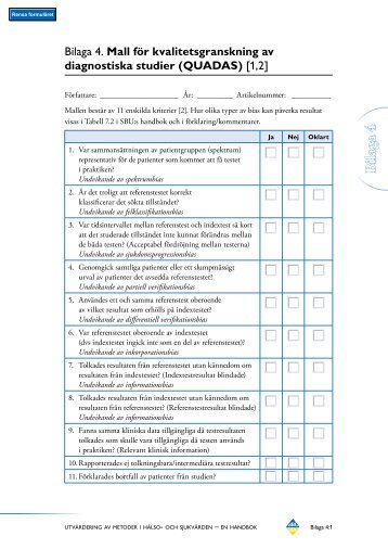 Bilaga 10. Allmänt om forskningsansatser med kvalitativ ... - SBU