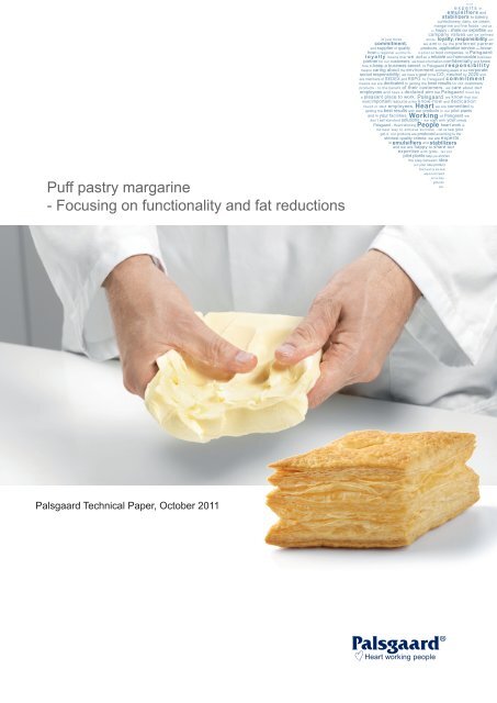 Puff pastry margarine - Focusing on functionality ... - Palsgaard A/S