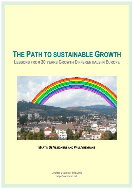 THE PATH TO SUSTAINABLE GROWTH - Workforall