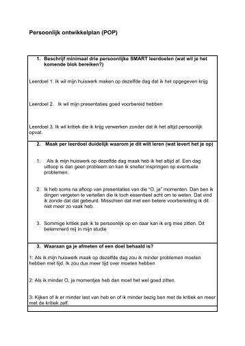 Ontwikkelplan Magazines