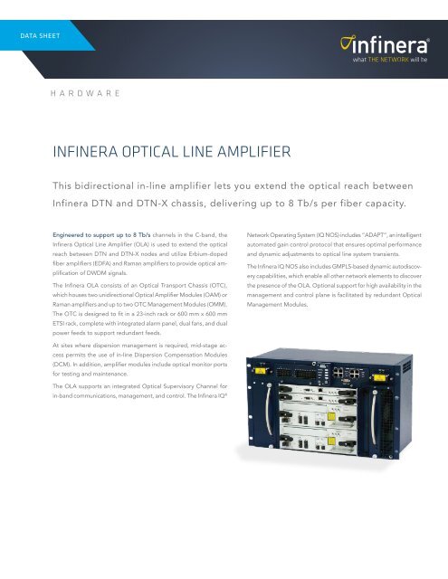Infinera Optical Line Amplifier
