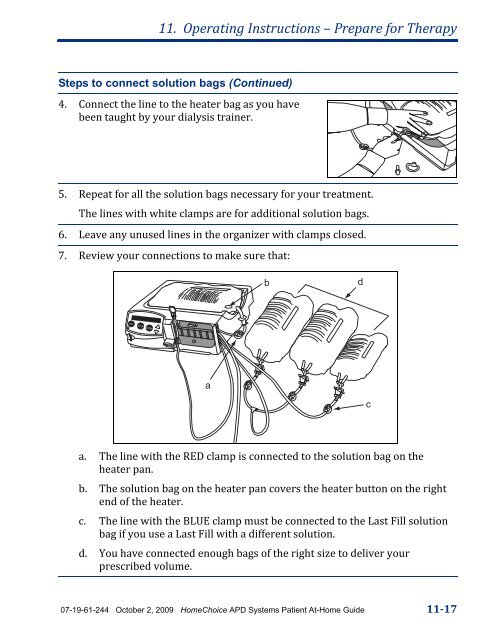 11. Operating Instruction