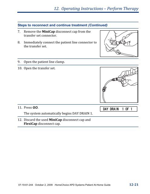 12. Operating Instruction