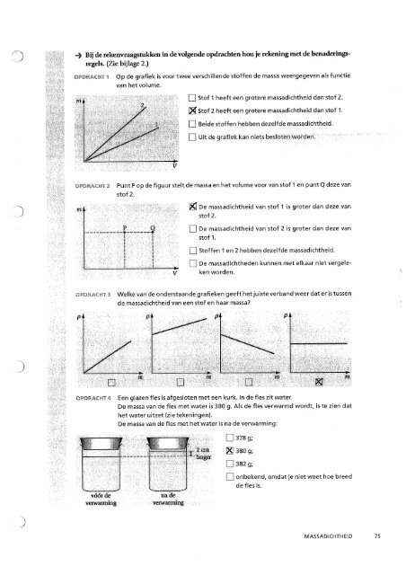 Vraagstukken massadichtheid + oplossingen [pdf-bestand]