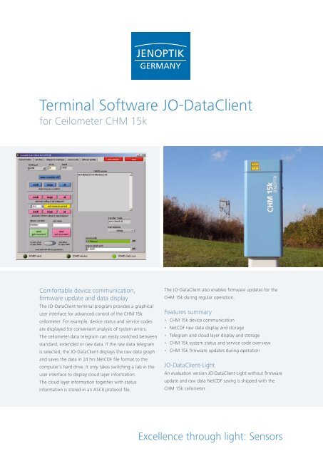 Terminal Software JO-DataClient