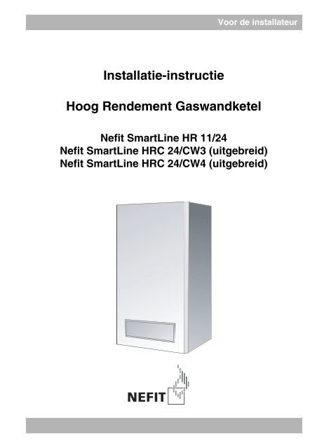 Nefit Smartline installatie