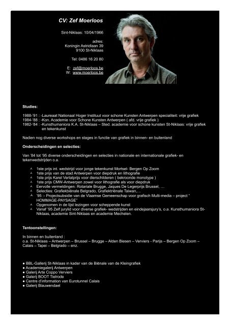 CV: Zef Moerloos
