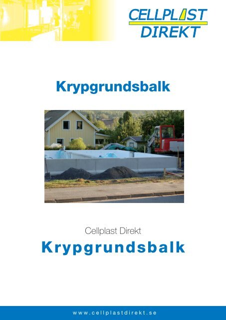 Isolergrundsbalk - Cellplast Direkt Sverige AB