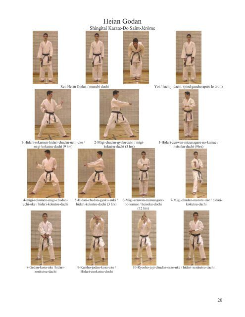 Heian Godan - Club de Karate shingitai karate-do Saint-Jérôme