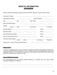 Medical information form - medif - SAS