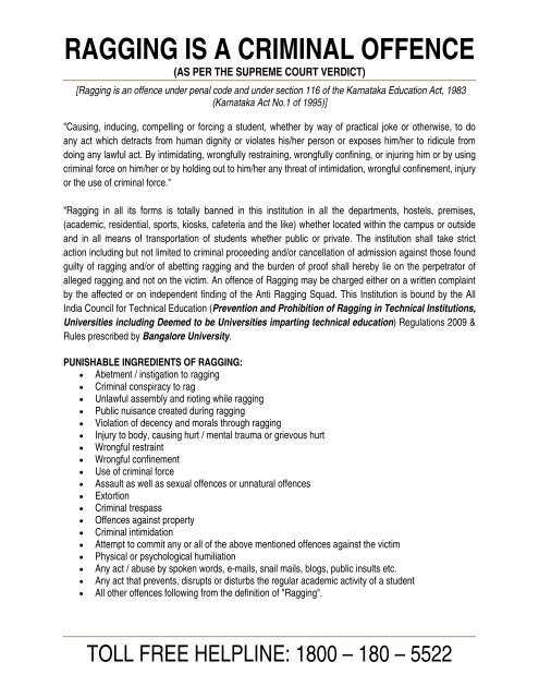 Anti-Ragging Policy - St.George College