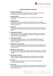 Voorbeeld functieprofiel leidinggevende - Herbertsgroep