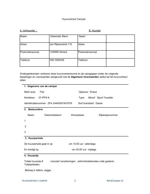Huurcontract