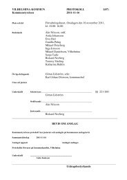 Exempel på Kontrollplan enkelt ärende - PDF - Vilhelmina