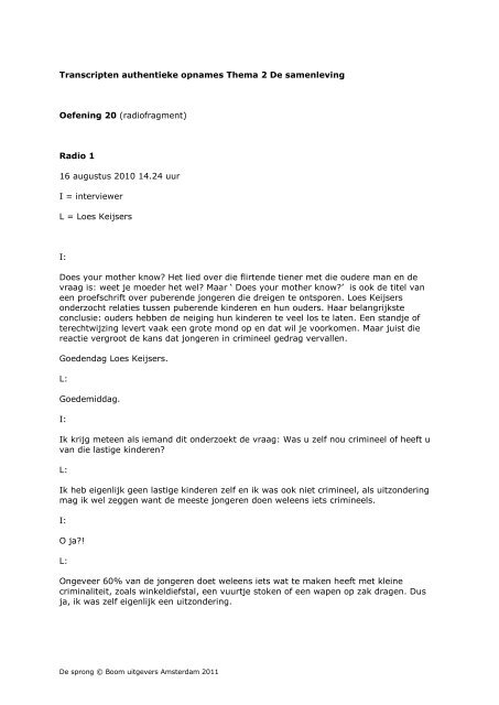 Oefening 20 - NT2.nl