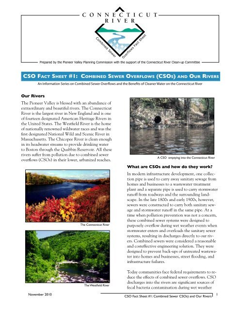 CT River CSO Information - ConnecticutRiver.us