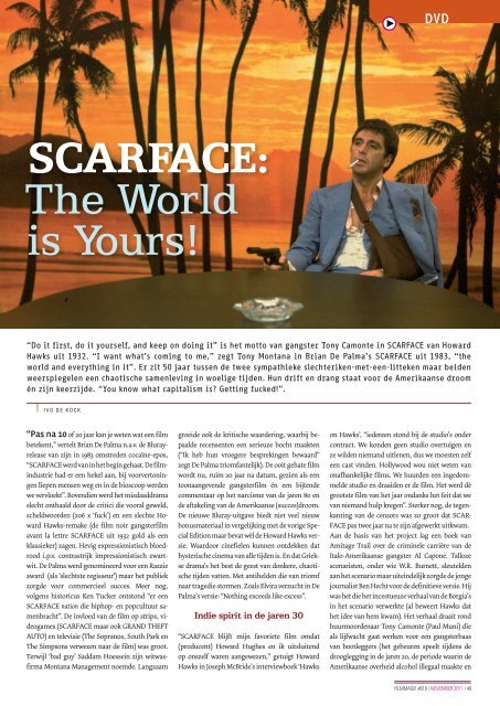 Scarface De Wereld Is Van Jou Logo De Wereld Is Van Jou Scarface