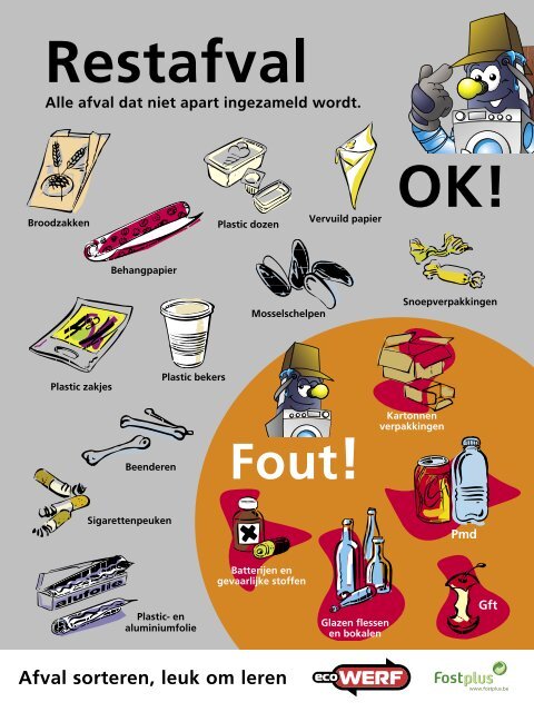 Afval sorteren, leuk om leren - EcoWerf