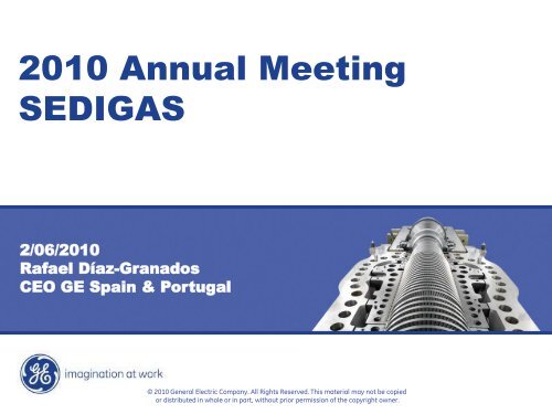 GE PowerPoint Template - Sedigas