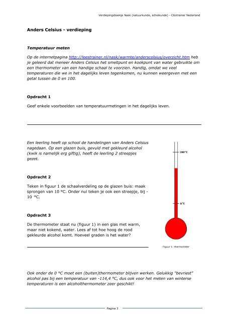 Anders Celsius - verdieping - Citotrainer Nederland