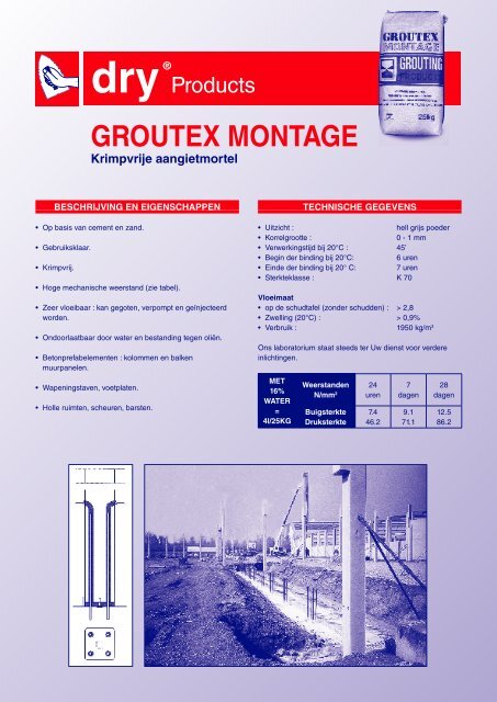 GROUTEX mONTAGE - Van Meerbeek nv