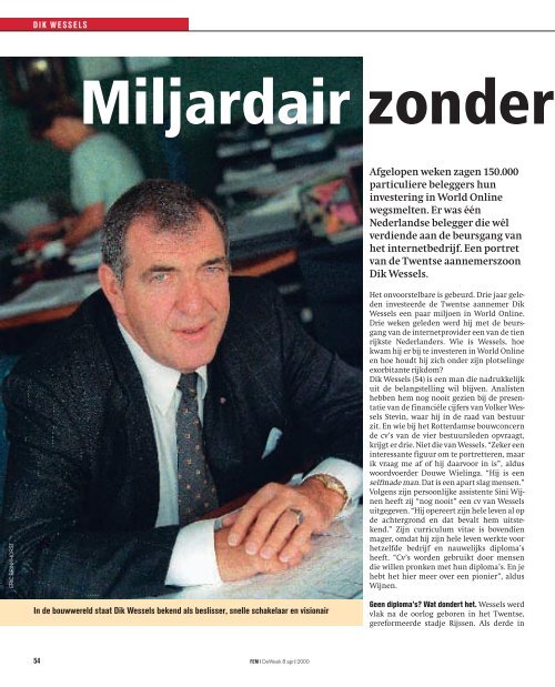 Selectie_overigen_files/56. Portret Dik Wessels World ... - Mathijs Smit