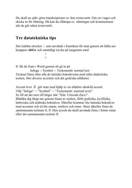 Du skall nu själv göra