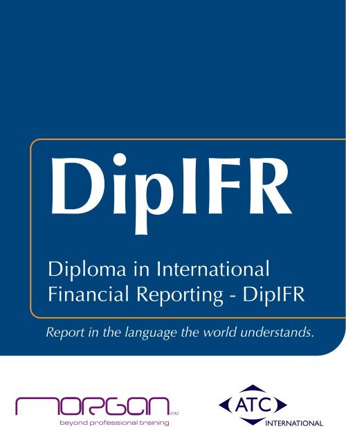 Diploma in International Financial Reporting - DipIFR - Morgan