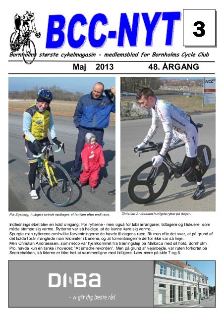 BCC-NYT 03 Maj 2013 - Bornholms Cycle Club