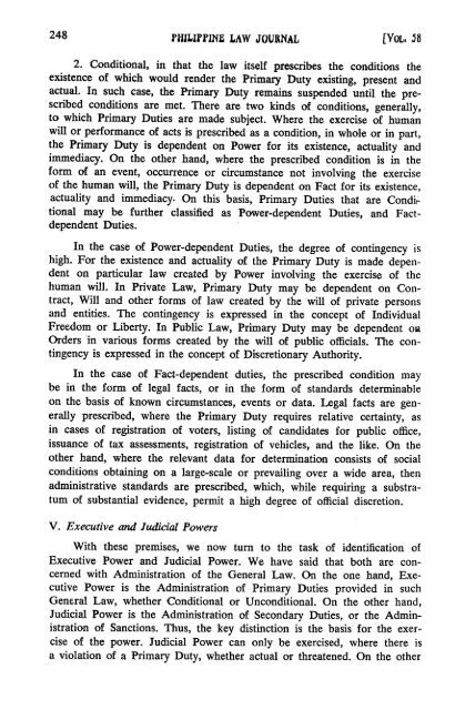 2. Conditional, in that t