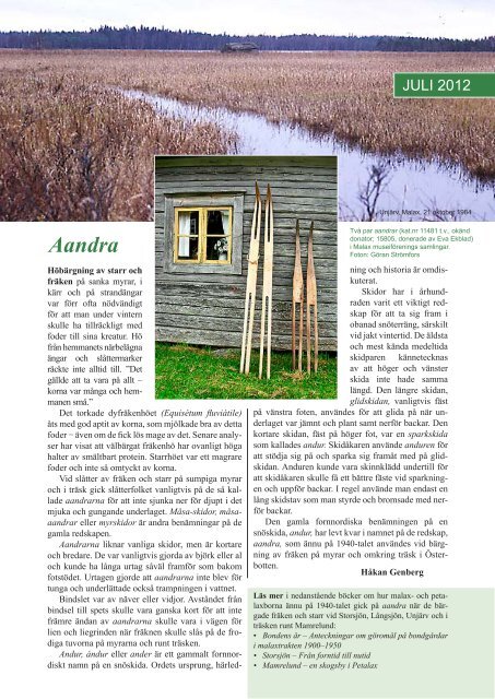 Aandra - Malax Museiförening