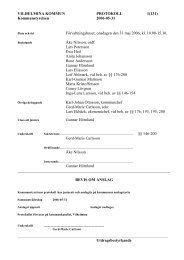 Exempel på Kontrollplan enkelt ärende - PDF - Vilhelmina