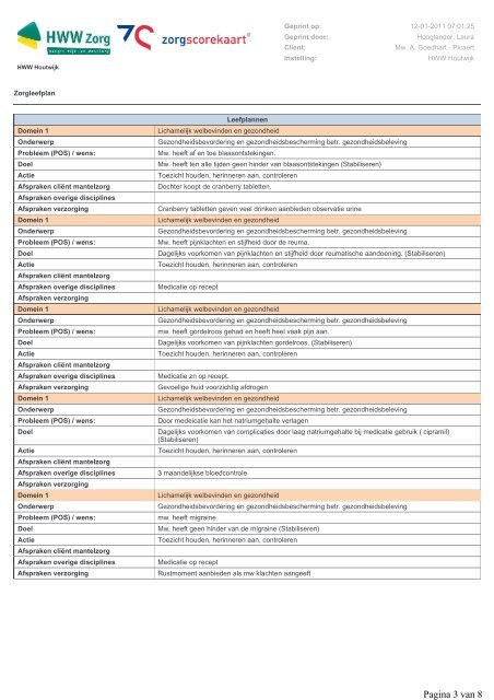 HWW Houtwijk Zorgleefplan