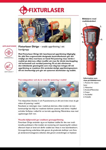 Fixturlaser Dirigo Produktbroschyr - Fixturlaser AB