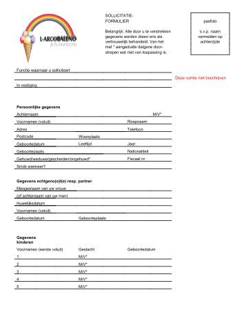 sollicitatie- formulier - Word vrijwilliger bij de kindertelefoon