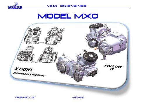 model MxO - maxter engines