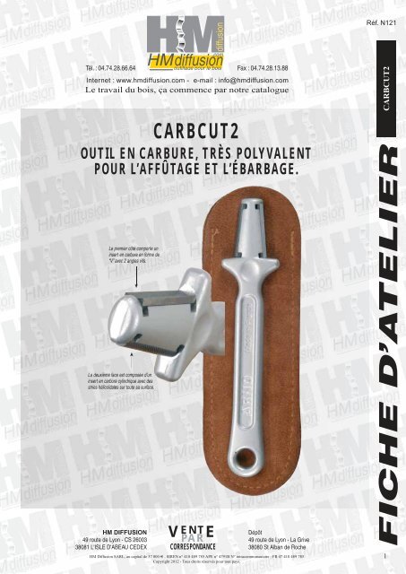 Affûteur carbure Carbcut 2 - HM diffusion