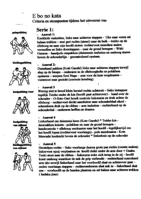 Ebono kata - Budoclub Horst