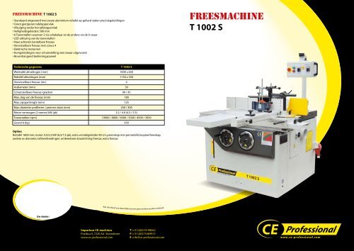 freesmachine T 1002 S - CE Professional