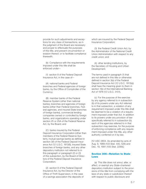 Appendix E Home Mortgage